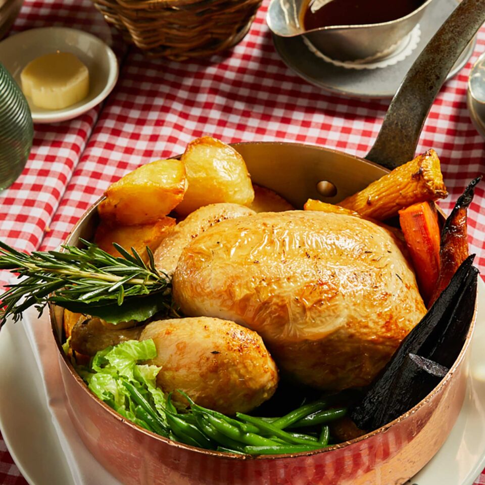 Sunday Roast Lunch at Restaurant Spitalfields Market London